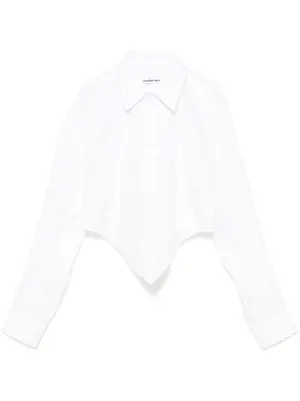 Alexander Wang Cropped Shirt - White