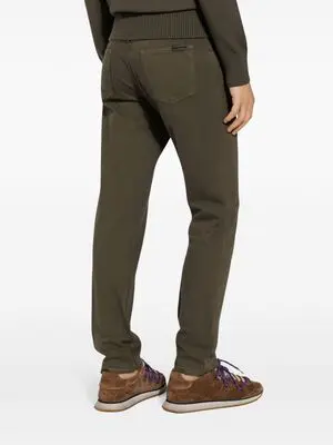Dolce & Gabbana Cotton Slim-fit Jeans - Green