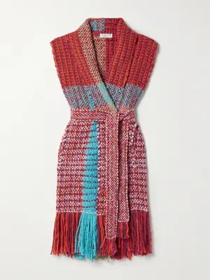 Gabriela Hearst Teagan Fringed Cashmere Vest