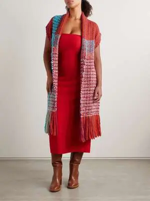 Gabriela Hearst Teagan Fringed Cashmere Vest