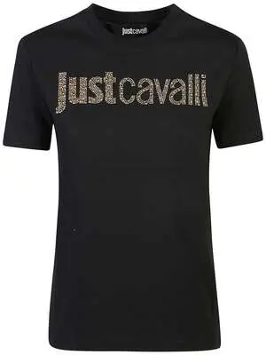 Just Cavalli Textured T-shirts For Women