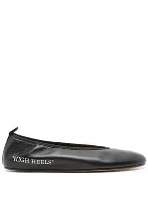 Off-white Ballerina Flats For Women