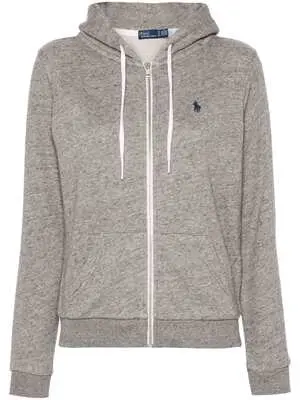Polo Ralph Lauren Pony-embroidered Hoodie - Grey