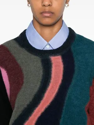 Paul Smith Swirl Pattern Knit Sweater