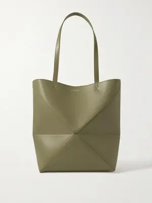 Loewe Puzzle Fold Convertible Medium Leather Tote