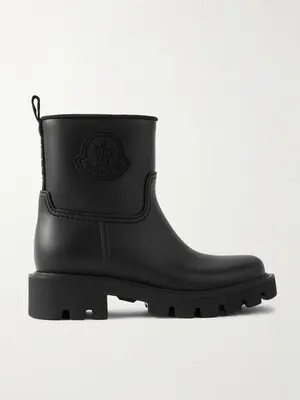 Moncler Kickstream Leather Ankle Boots