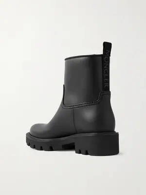 Moncler Kickstream Leather Ankle Boots
