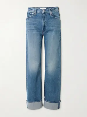 MOTHER The Dodger Skimp Cuff High-rise Jeans