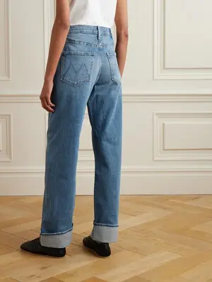 MOTHER The Dodger Skimp Cuff High-rise Jeans