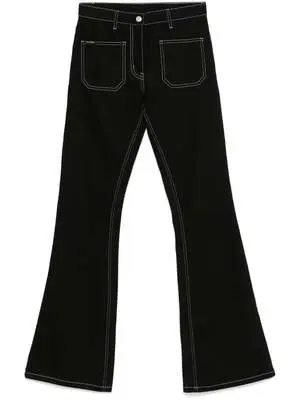 COURREGES Topstitched Bootcut Jeans