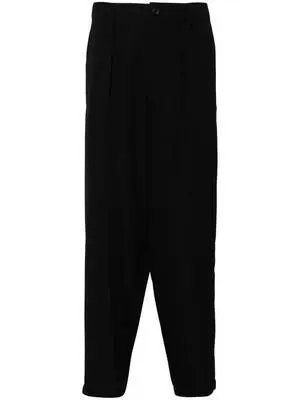 Yohji Yamamoto Wool Tapered Trousers
