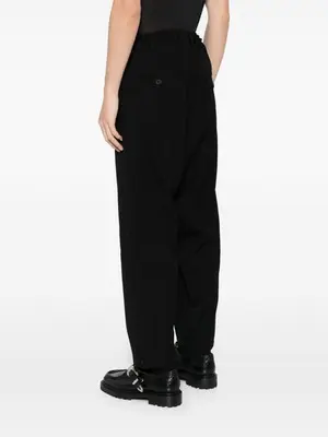Yohji Yamamoto Wool Tapered Trousers