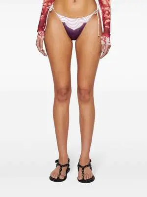JEAN PAUL GAULTIER Cartouche Bikini Bottom - Purple
