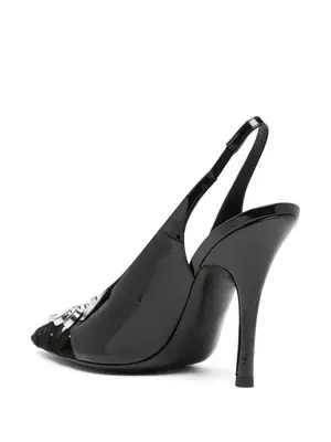 Attico 110mm Fiona Pumps - Black
