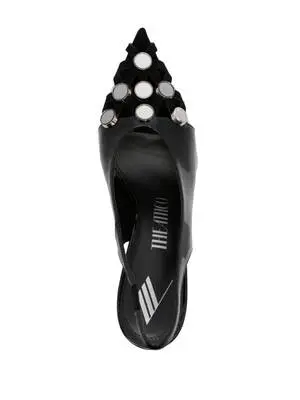 Attico 110mm Fiona Pumps - Black
