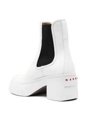 Marni 70mm Leather Chelsea Boots