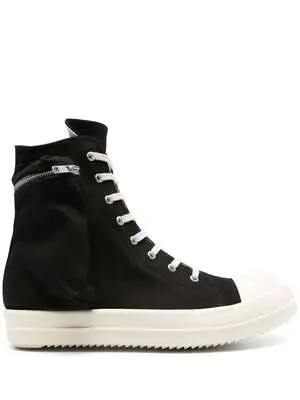 Rick Owens Cargo High-top Sneakers - Black
