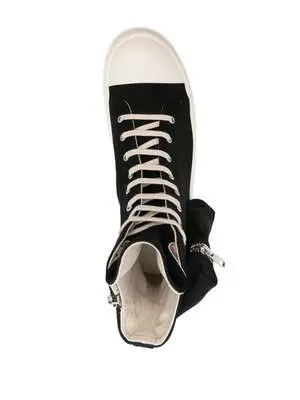 Rick Owens Cargo High-top Sneakers - Black