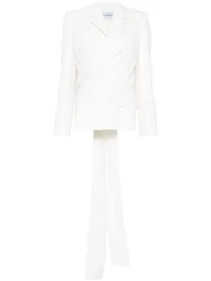 Casablanca Virgin Wool Wrap Tuxedo