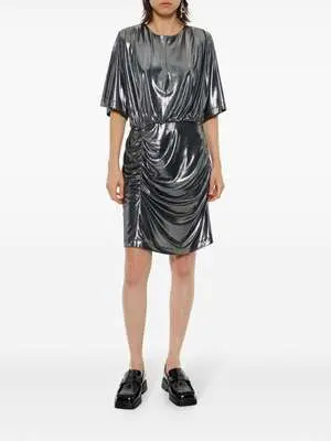 Bimba Y Lola Metallic Mini Dress