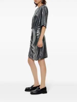 Bimba Y Lola Metallic Mini Dress