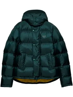 Prada Re-nylon Cropped Down Jacket