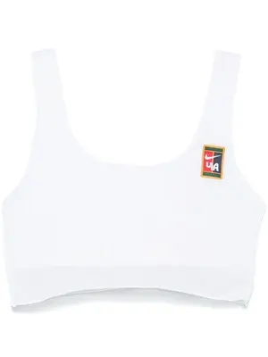 Nike Logo-print Sports Bra - White