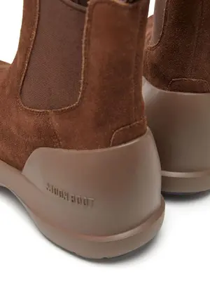 Moon Boot Luna Logo-print Boots - Brown