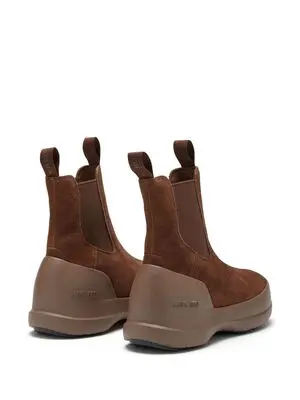 Moon Boot Luna Logo-print Boots - Brown