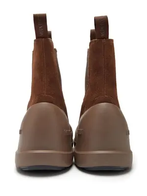Moon Boot Luna Logo-print Boots - Brown