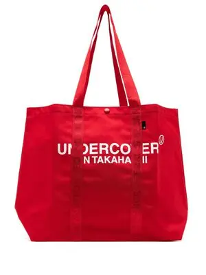Undercover Logo-printed Tote Bag - Red