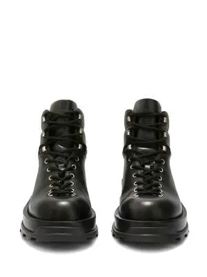 JIL SANDER Lace-up Ankle Boots