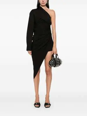 Alexander Wang Asymmetric Mini Dress - Black