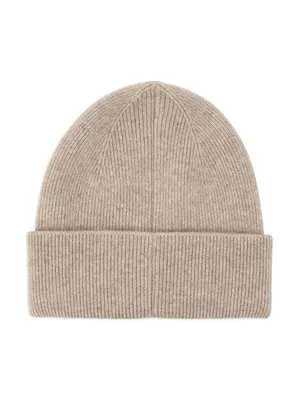 Fear Of God Logo-patch Beanie - Neutrals