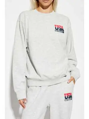 SPORTY & RICH Usa Cotton-blend Sweatshirt