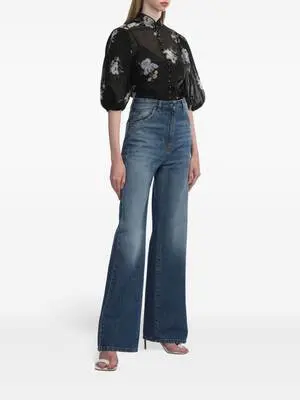 Zimmermann Pleated Button Blouse
