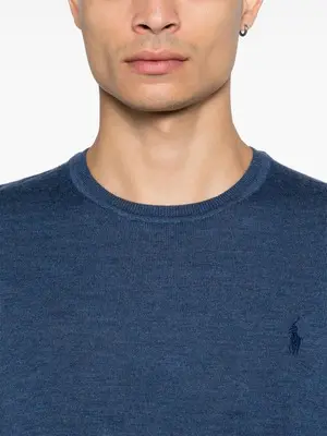 Polo Ralph Lauren Pony-embroidered Sweater - Blue