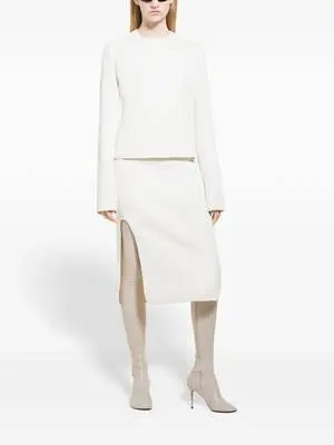 COURREGES Buttoned Tailored Jacket - White