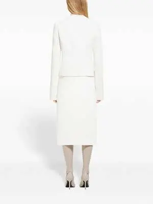 COURREGES Buttoned Tailored Jacket - White