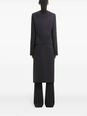 COURREGES Buttoned Tailored Jacket - Black