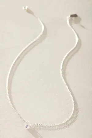 SET & STONES Set & Stones Birthstone Charm Necklace