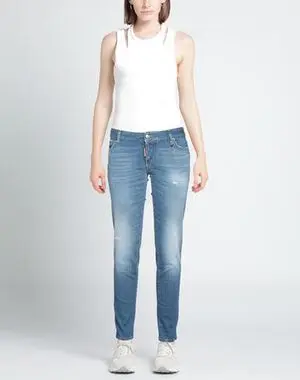 Dsquared2 Skinny Jeans In Cotton Elastane - Blue