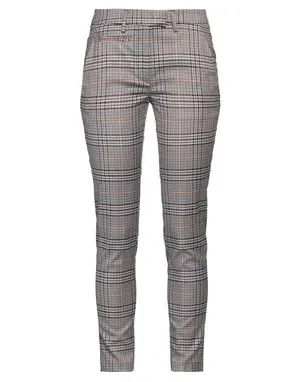 DONDUP Checked Tapered Trousers