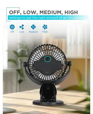 BLACK + DECKER 4" Convertible Cooling Fan