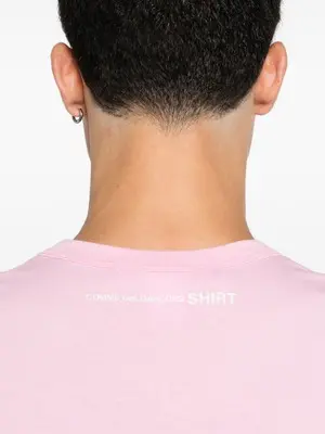 Comme Des Garçons Logo-print T-shirt - Pink