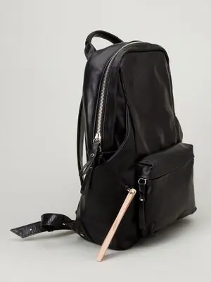 CORNELIAN TAURUS BY DAISUKE IWANAGA Structured Leather Backpack
