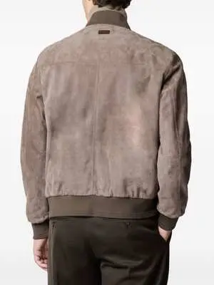 TOD'S Suede Bomber Jacket