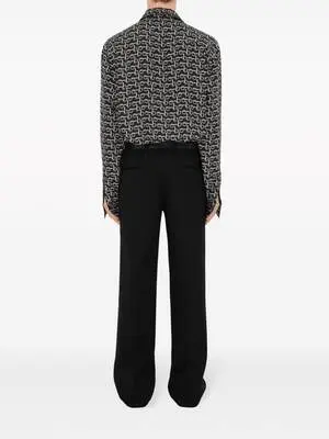 Burberry Straight-leg Wool Trousers
