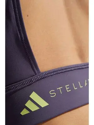 Adidas By Stella McCartney Cropped Long Sleeve Top - Purple