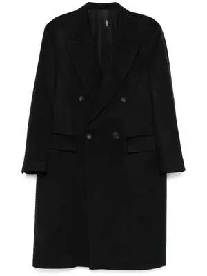 HEVO Martinafranca Cashmere Coat - Blue